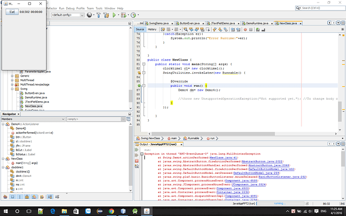 Lỗi xử lí sự kiện Button trong Java Swing - programming - Dạy Nhau Học