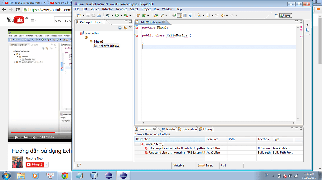 Lỗi `unbound Classpath Container` Khi Tạo Project Trong Eclipse Programming Dạy Nhau Học