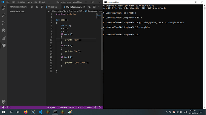 Lỗi hàm if trong C - programming - Dạy Nhau Học