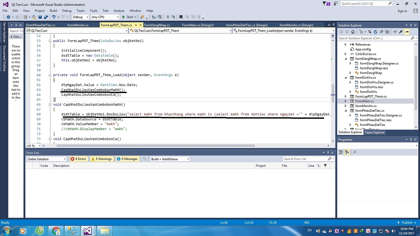 Lỗi truy vấn sql server - programming - Dạy Nhau Học