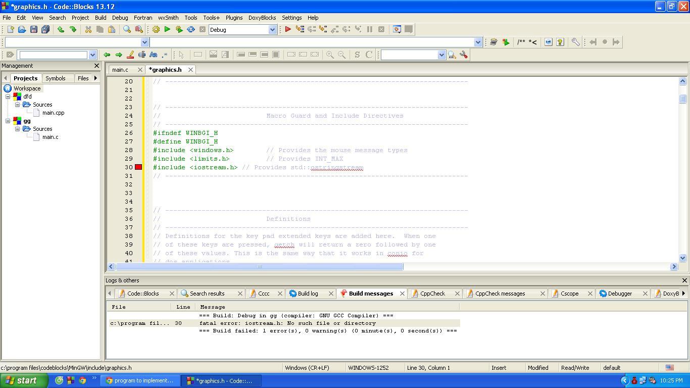 Lỗi khi include ` ` - programming - Dạy Nhau Học