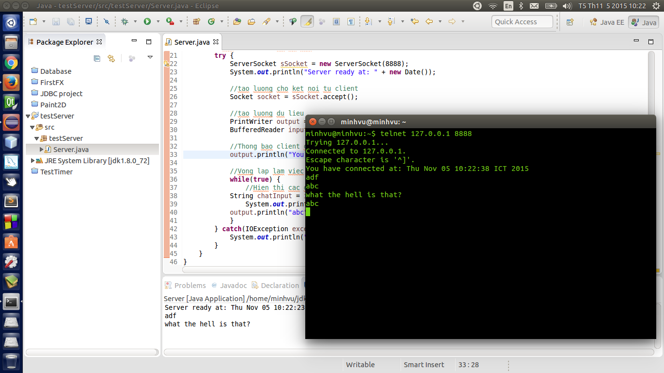 Code của server-Client - programming - Dạy Nhau Học