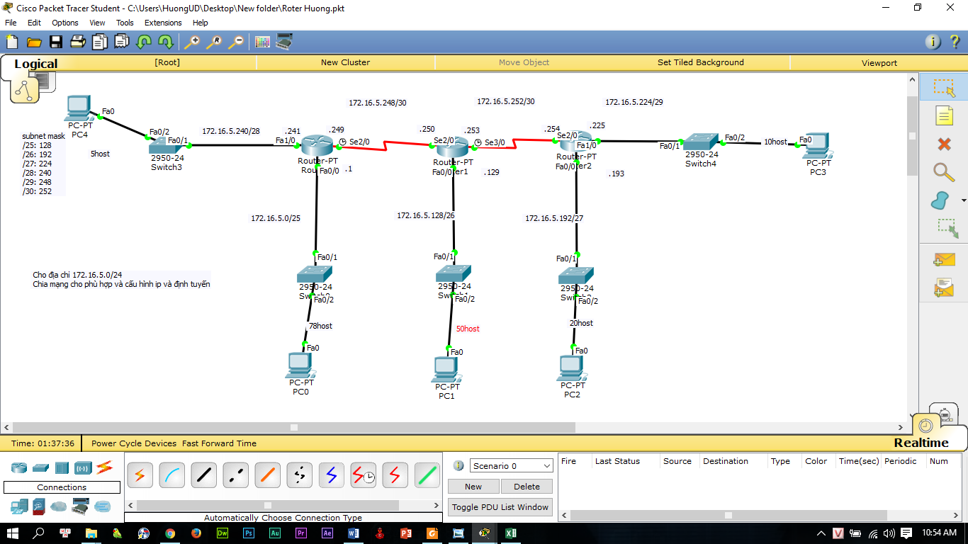 Cấu hình router trên Cisco Packet Tracer - randomq - Dạy Nhau Học