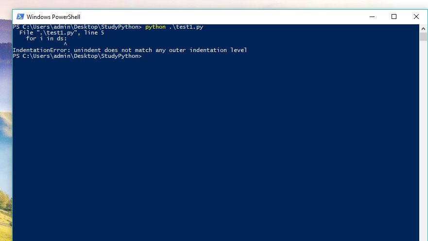 Lỗi IndentationError: unindent does not match any outer indentation ...