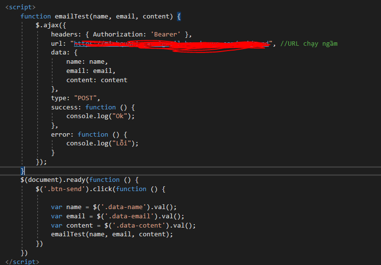 Lỗi Request header field Authorization is not allowed AJAX ASP.Core - programming - Dạy Nhau Học
