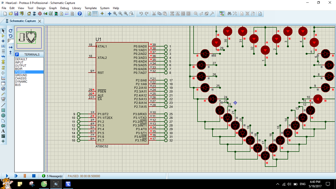 Led trong proteus không sáng - programming - Dạy Nhau Học