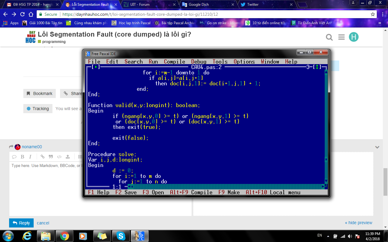Lỗi Segmentation Fault (core dumped) là lỗi gì? - programming - Dạy ...
