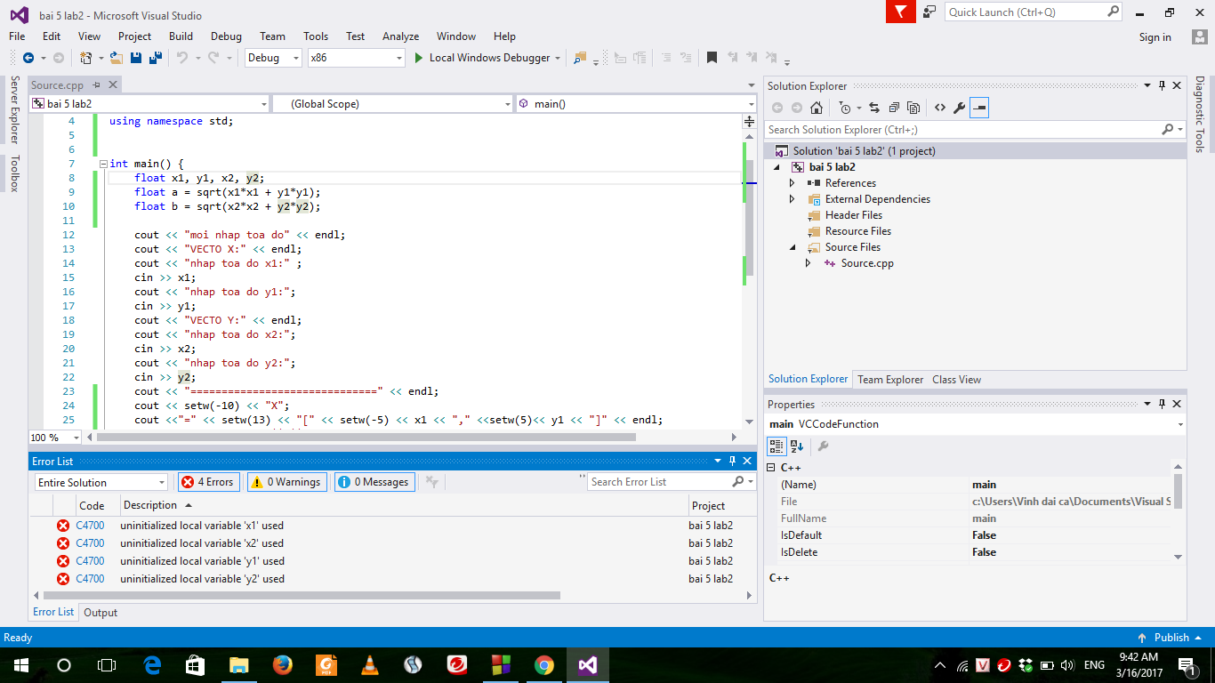 Code Bị Lỗi Uninitialized Local Variable Used Programming Dạy