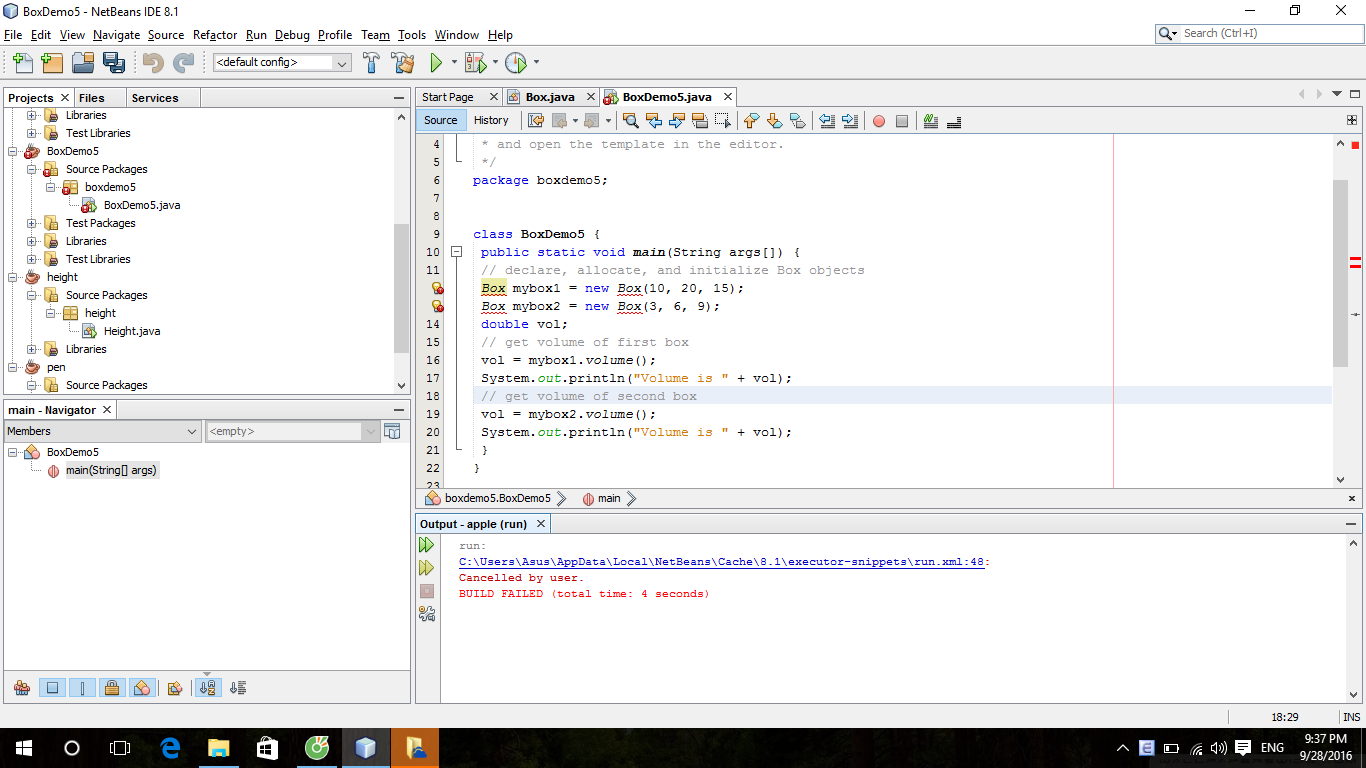 Lỗi sử dụng Multiple Classes trên Java - programming - Dạy Nhau Học
