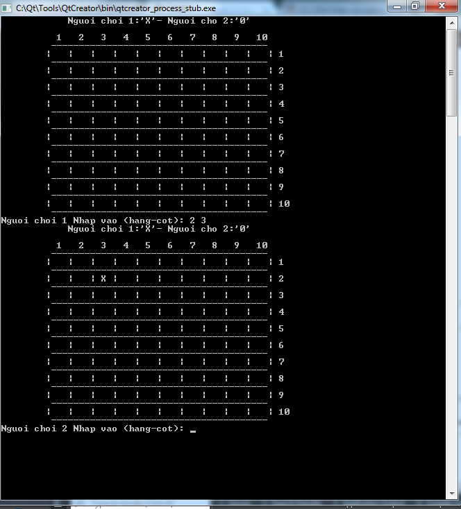 Xoá màn hình Qt console - programming - Dạy Nhau Học