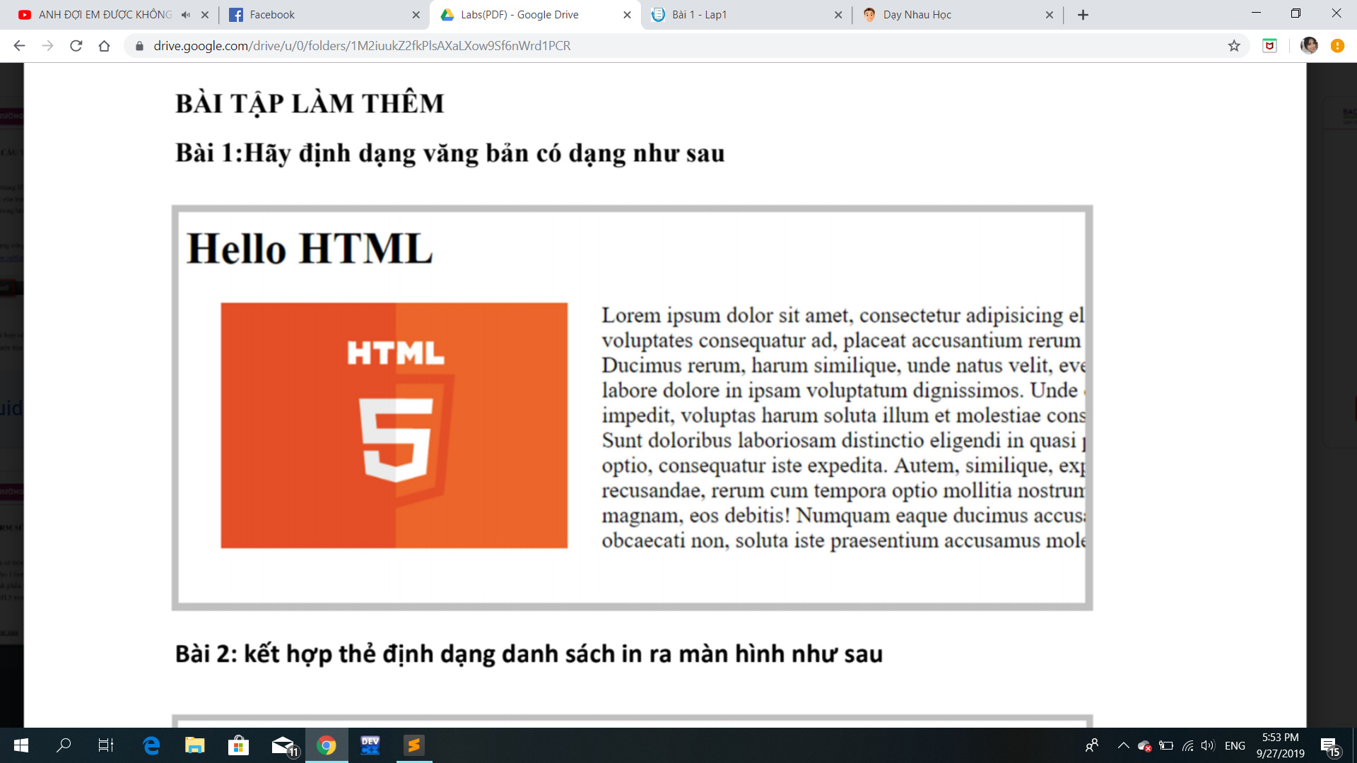 Cách định dạng trên HTML5 - programming - Dạy Nhau Học