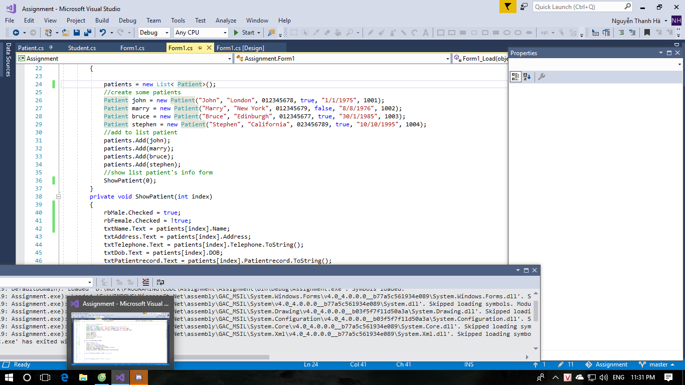Form_load C# winform - programming - Dạy Nhau Học