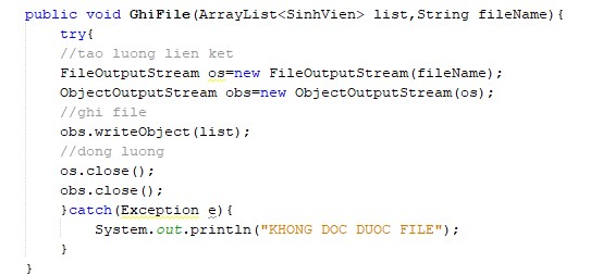Làm sao để Arraylist có thể là cái object chung? - programming - Dạy ...